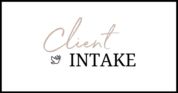 Client Intake - With Grace Mental Health Counseling